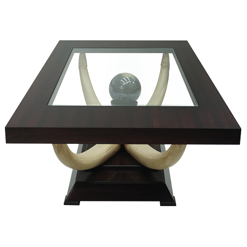 Satao Tusk Coffee Table | Coffee Table for sale | Glass Table